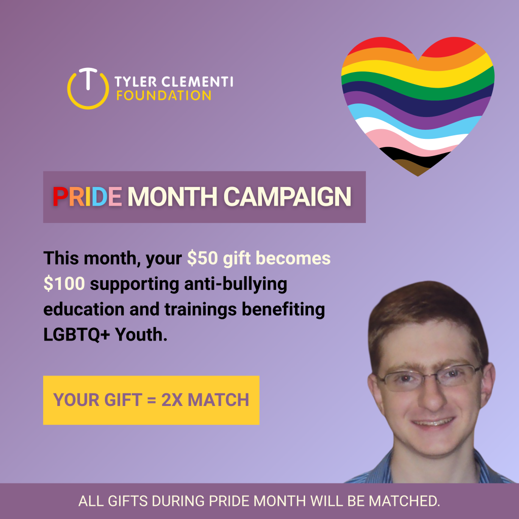 Pride Month 2025 • Tyler Clementi Foundation